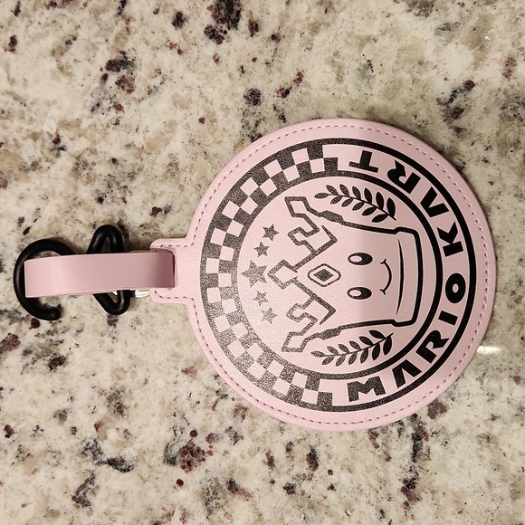 Nintendo | Accessories | Mario Cart Princess Peach Name Tag Universal ...